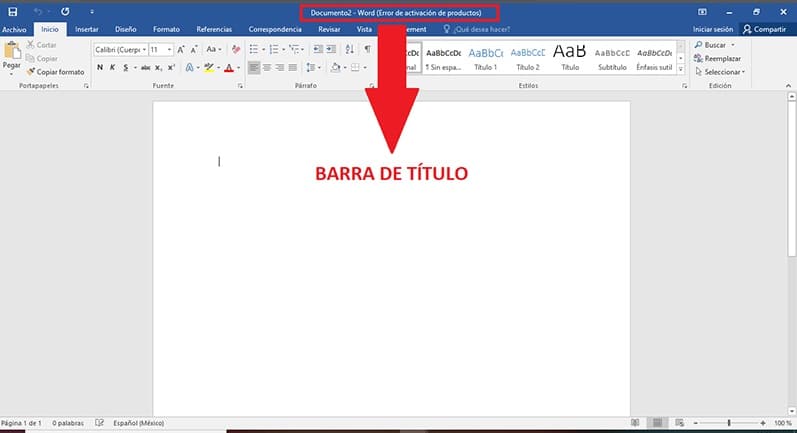BARRA DE TÍTULO DE WORD: GUÍA PRÁCTICA
